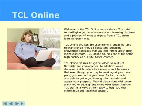 Ppt Tcl Online Powerpoint Presentation Free Download Id5289403