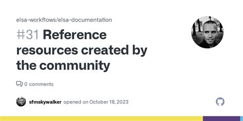 Reference Resources Created By The Community · Issue 31 · Elsa