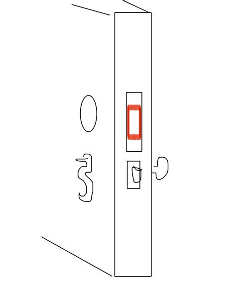 Doors Deadbolt Bracket Hole Not Knob Hole Is Too Big Home