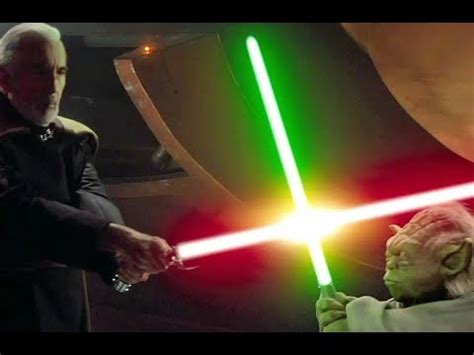 Yoda Vs Dooku [4k Hdr] Star Wars Attack Of The Clones Youtube
