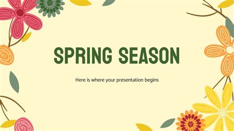Spring Season By Slidesgo Ppt Ppt Baguspptx