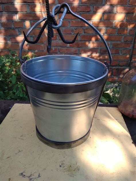 Ведро 12 . 10 . 15 литров к колодцу с усиленной дужкой краб и караб ...