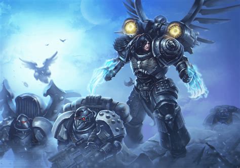 Corvus Corax And Raven Guard Legion By Vitaly Perevoshikov Rimaginarywarhammer