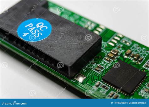 Quality Assurance Label From Consumer Electronics Assembly Industry