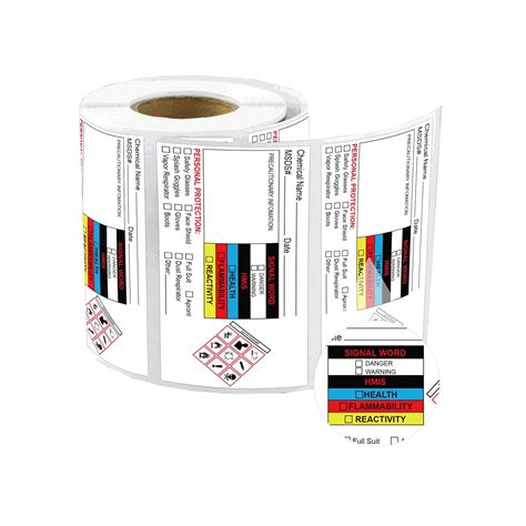 Chemical Identifying And Marking Sticker Christmas Sds Stickers Write