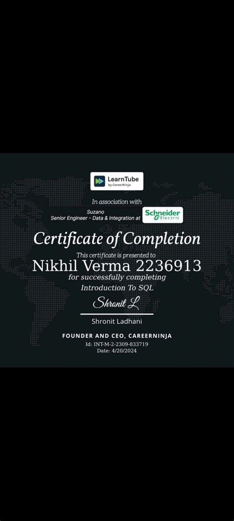 Nikhil Verma On Linkedin Sqlcertified Datamanagement Careergrowth