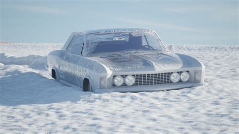 Snow Simulation Using Geometry Nodes Works In Progress Blender
