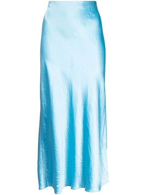 Vince High Waisted Midi Skirt Farfetch