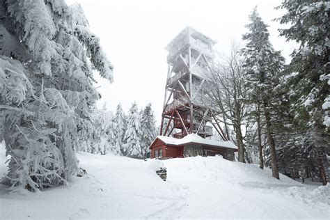 Orlica Najwyższy Szczyt Gór Orlickich Jak Wygląda Zimą