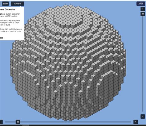 Minecraft Sphere Generator Minecraft Minecraft Dome Minecraft Creations