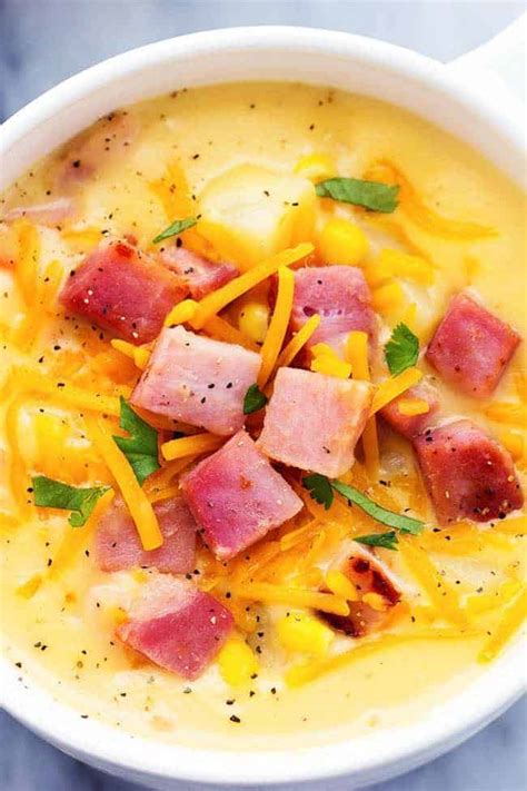 Campbell S Cheddar Cheese Soup Recipes With Potatoes And Ham