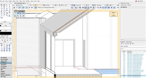 Connecting Roof Wall And Slab Components Architecture Vectorworks