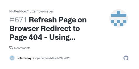 Refresh Page On Browser Redirect To Page 404 Using Firebase Hosting · Issue 671 · Flutterflow