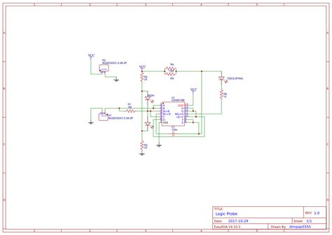 Logic Probe Oshwlab