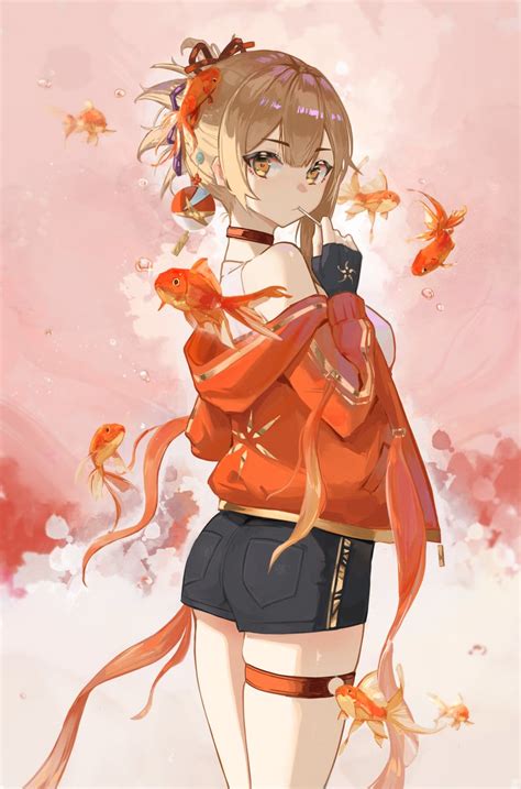 Yoimiya Genshin Impact Drawn By Lycsakd Danbooru