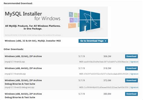 learn install mysql database windows platform