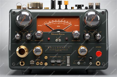 Premium Ai Image Analog Transmitter On White Background