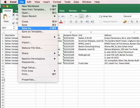 Utf Instructions For Saving Csv Excel Goget My