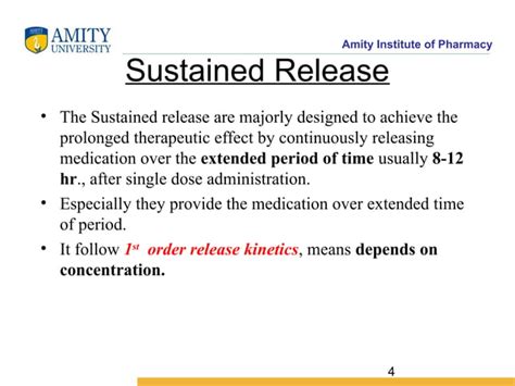 Controlled And Sustained Release Formulation Ppt