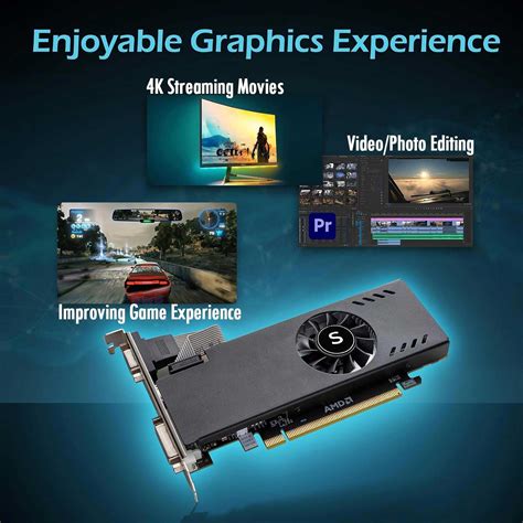 SAPLOS Radeon RX 550 Low Profile Graphics Card 4GB GDDR5 India Ubuy