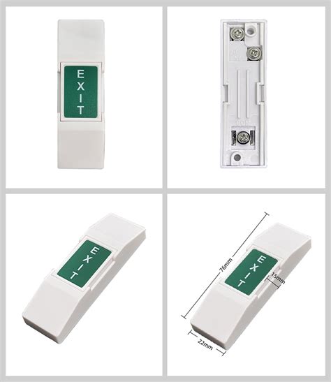 Narrow Plastic Cover Push Exit Button Op074 Exit Button Sib