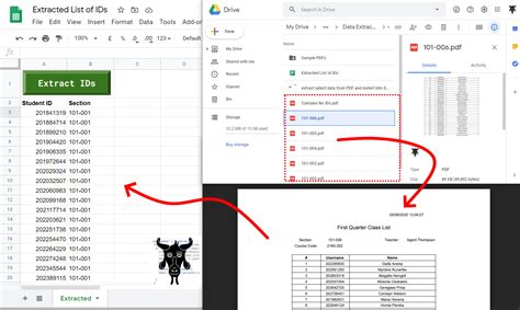 Google Apps Script Extract Specific Data From A Pdf And Insert It Into A Google Sheet Updated