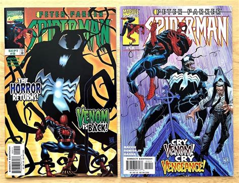 Peter Parker Spider Man 9 10 Venom Carnage 1999 B7 Comic Books