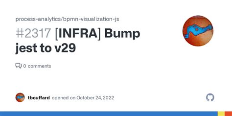 [infra] bump jest to v29 · issue 2317 · process analytics bpmn