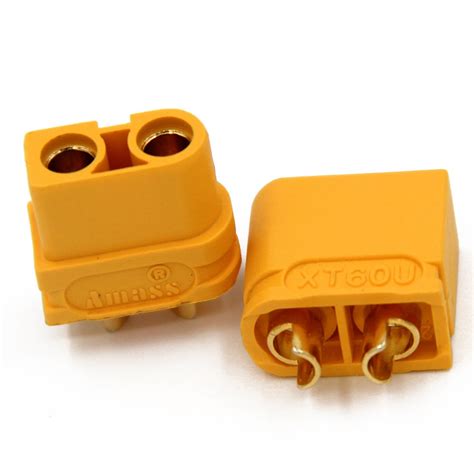 Amass Xt60u Liitin Pari Xt60u Connector Pair Emo Fpv Drones
