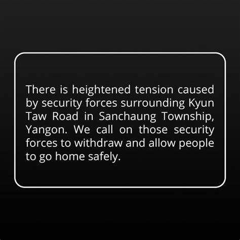 Dvb စမ်းချောင်းမြို့နယ်မှ လုံခြုံရေးတပ်ဖွဲ့များ ထွက်ခွာပေးရန် အမေရိကန