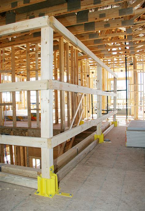 Safety Boot Guardrail System Reusable Guardrail System Eliminates Fallprotection Usa