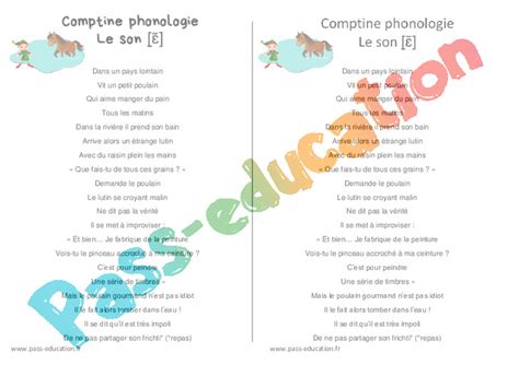 Son [e] é Phonologie Fiche De Préparation Primaire 2 3 Pdf à Imprimer