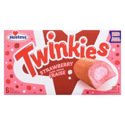 Hostess Strawberry Twinkies 202 G Voilà Online Groceries And Offers