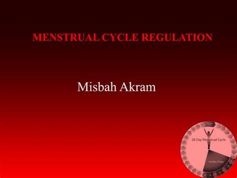 Menstrual Cycle Hormonal Regulation Pptx