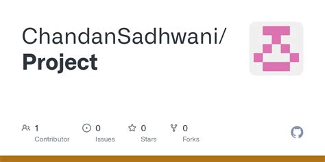 Github Chandansadhwani Project