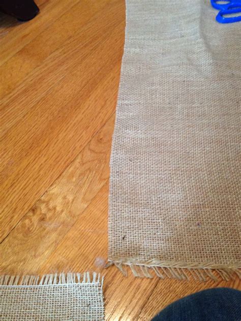 Two It Yourself How To Cut Burlap Without Fraying And Straight