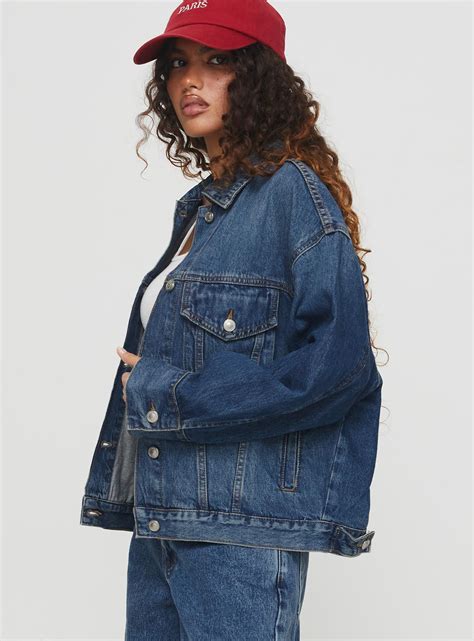 Kooper Denim Jacket Vintage Mid Wash Princess Polly