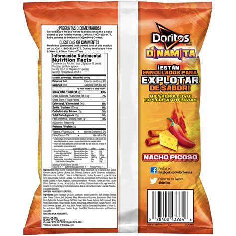 Doritos Dinamita Nacho Picoso