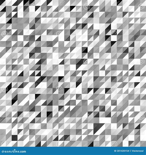 Subtle Grayscale Greyscale Background Pattern Vector Graphic Grey Mosaic Texture Stock Vector