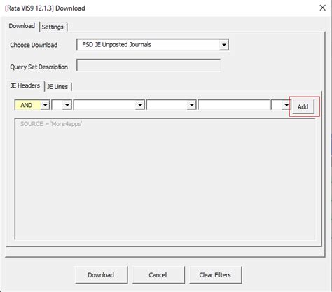Custom Query Download Form
