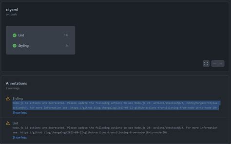 Github Actions Ci Pipeline Warning Scripting Support Developer Forum Roblox