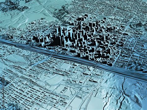 Technical Aerial Visual 3d Lidar Gis Aerial Map Satellite Scan Model