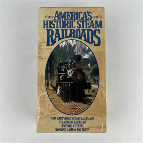 Americas Historic Steam Railroads Vhs Set Of Video Boxes Set Trains Education
