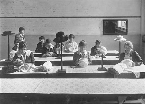 Vocational Training For War Widows Millinery Class Au