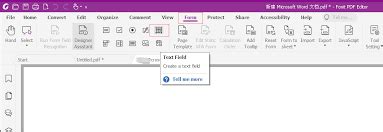 How To Create Fillable Pdf Forms Foxit