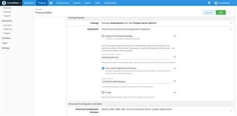 Java Deployments To Tomcat With Yaml And Xml Configuration File