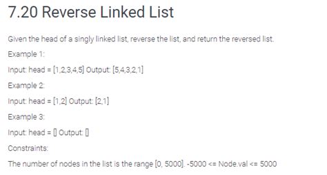 Solved Given The Head Of A Singly Linked List Reverse The