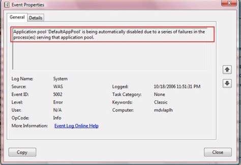 Where Did My Iis7 Server Go Troubleshooting 503 Service Unavailable