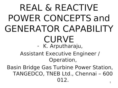 Ppt 89708090 Generator Capability Curve Dokumentips