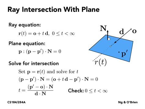 Cs184 284a Lecture 9 Intro To Ray Tracing And Accelerating Ray Scene Intersection